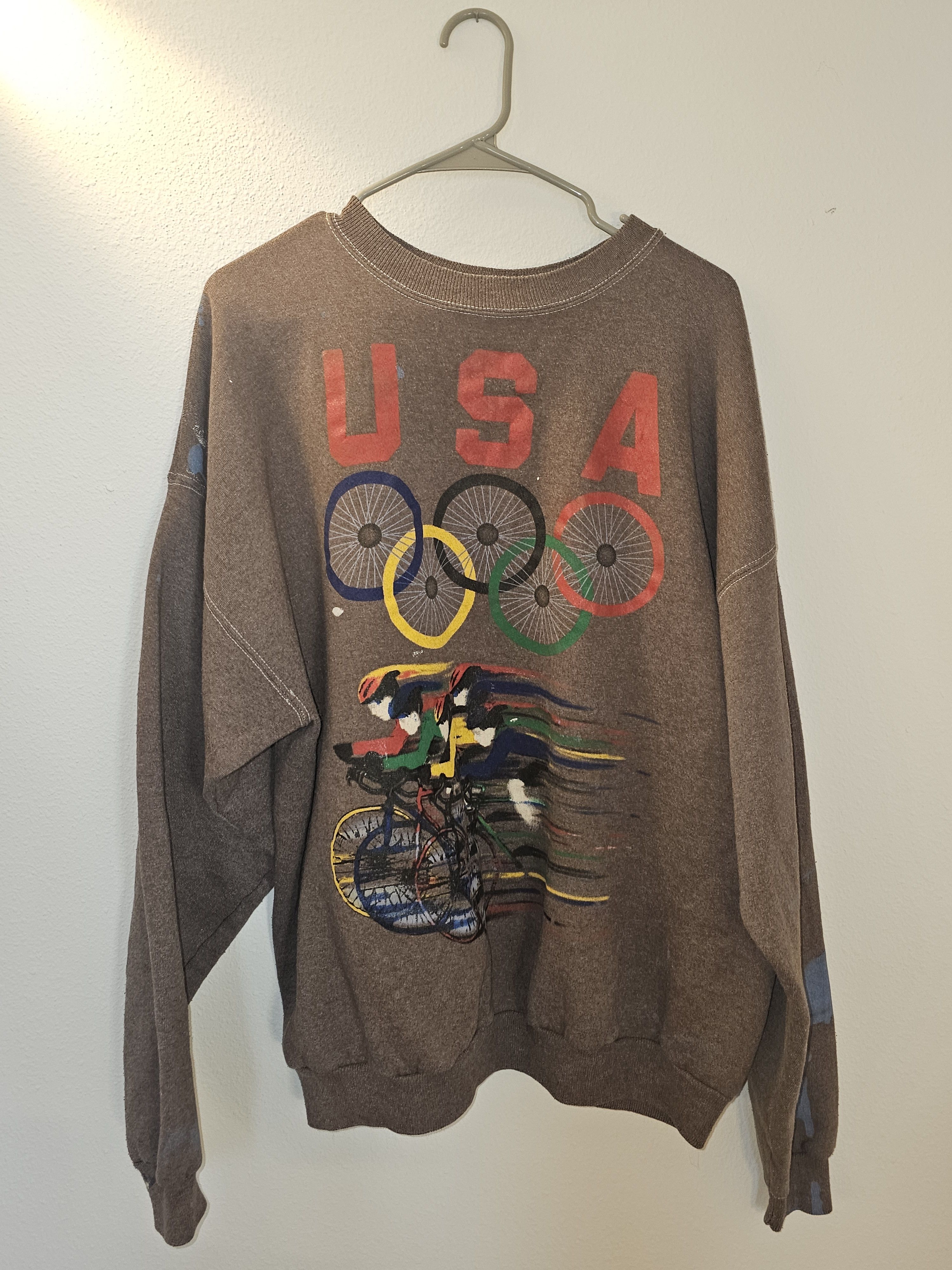 Streetwear × Usa Olympics × Vintage Vintage olympics cycling sweater ...