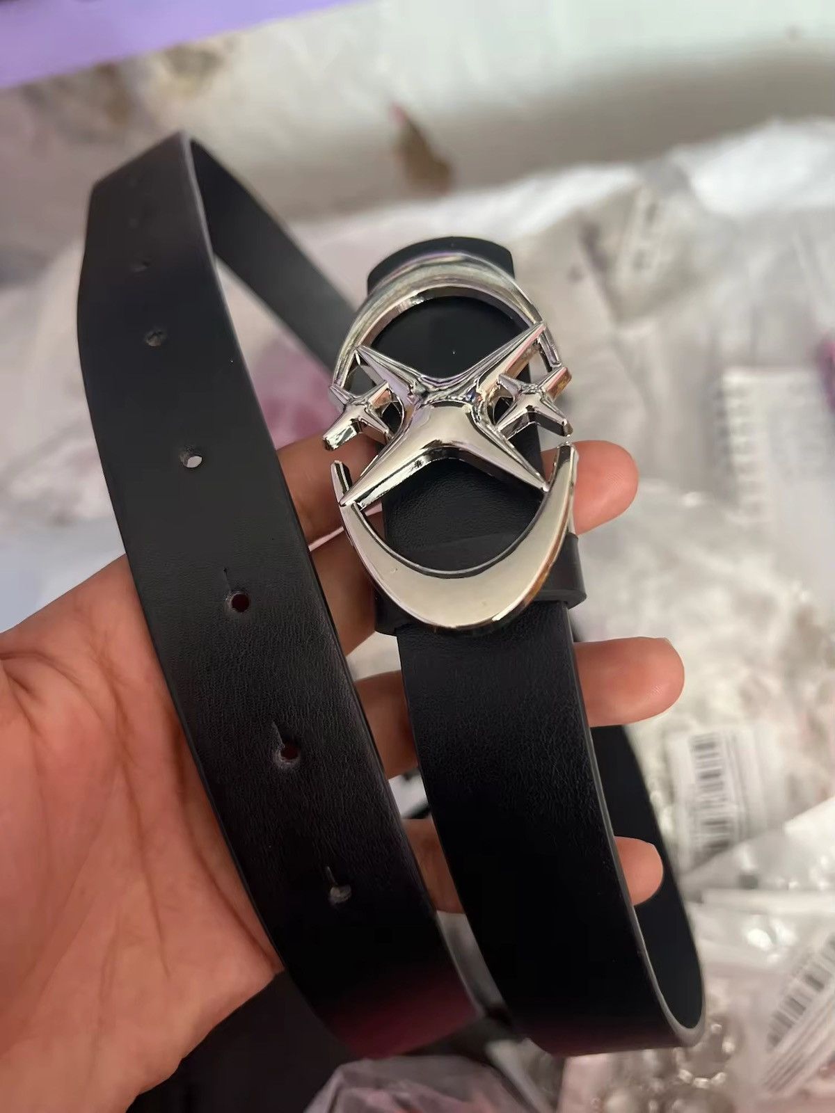 Japanese Brand × Streetwear Black Triple Star Belt | Grailed