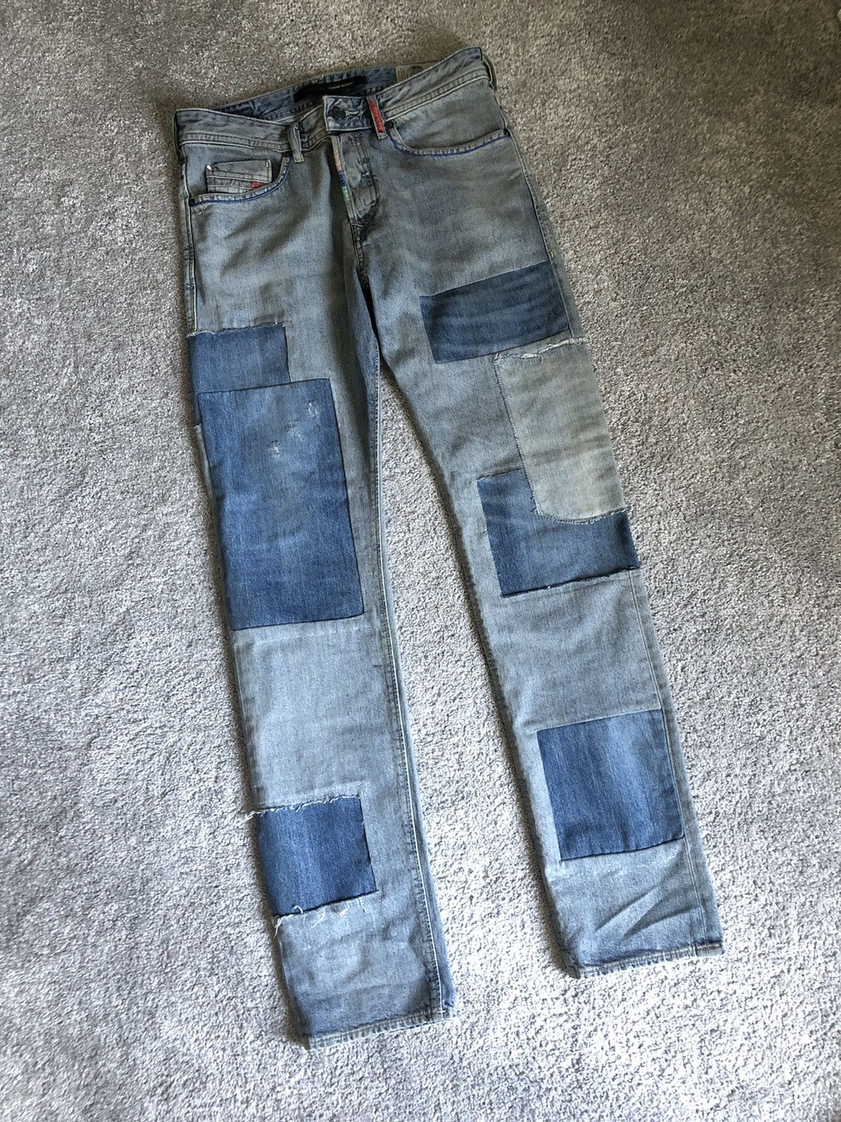 Designer × Diesel × Streetwear DIESEL LIMITED EDITION PATCHWORK JEANS ...