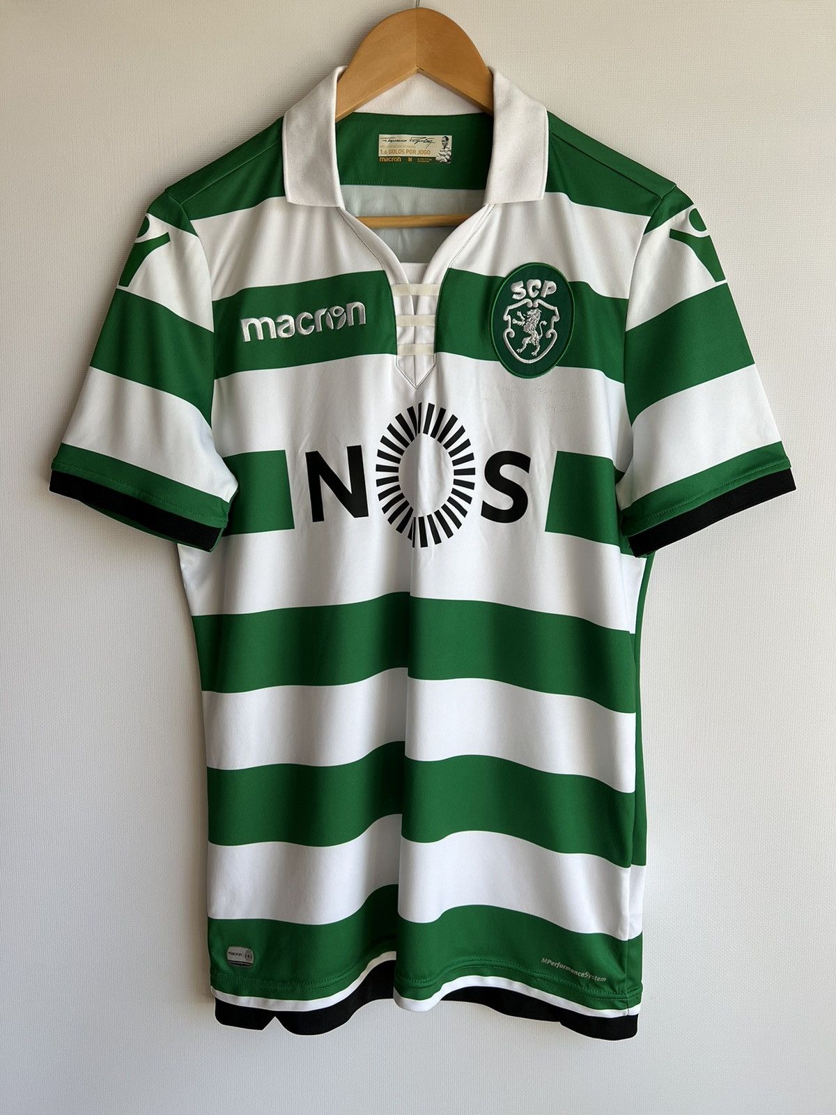 Macron × Soccer Jersey Macron Sporting Club 2017 2018 Home Jersey | Grailed