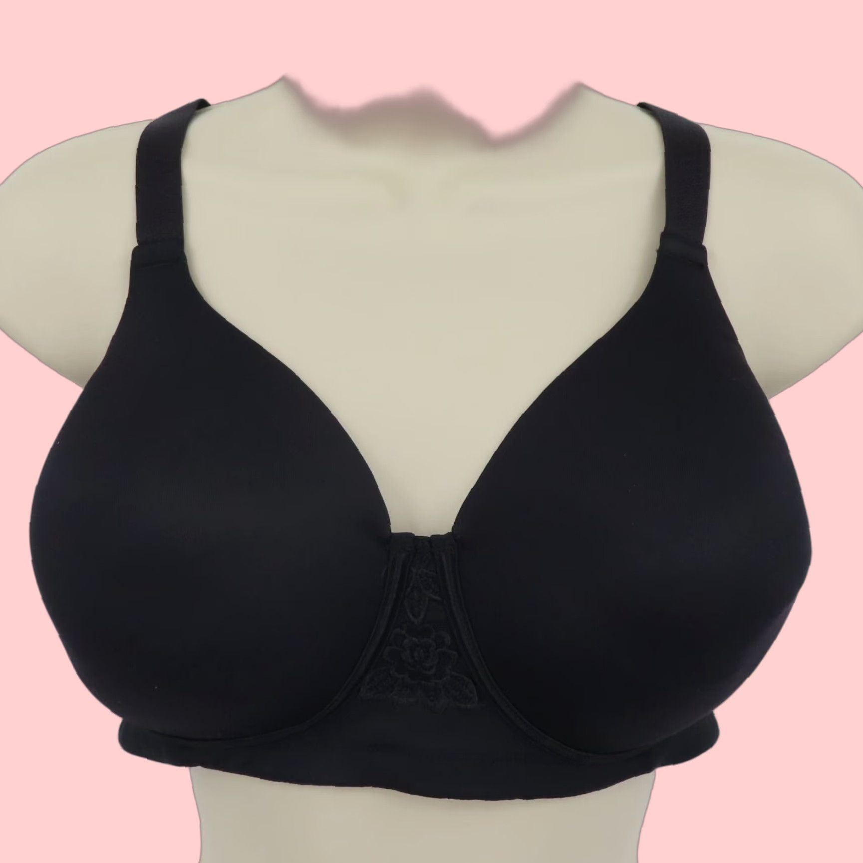 Vintage VINTAGE Vanity Fair Back Smoother Full Figure Wireless Bra 44B ...