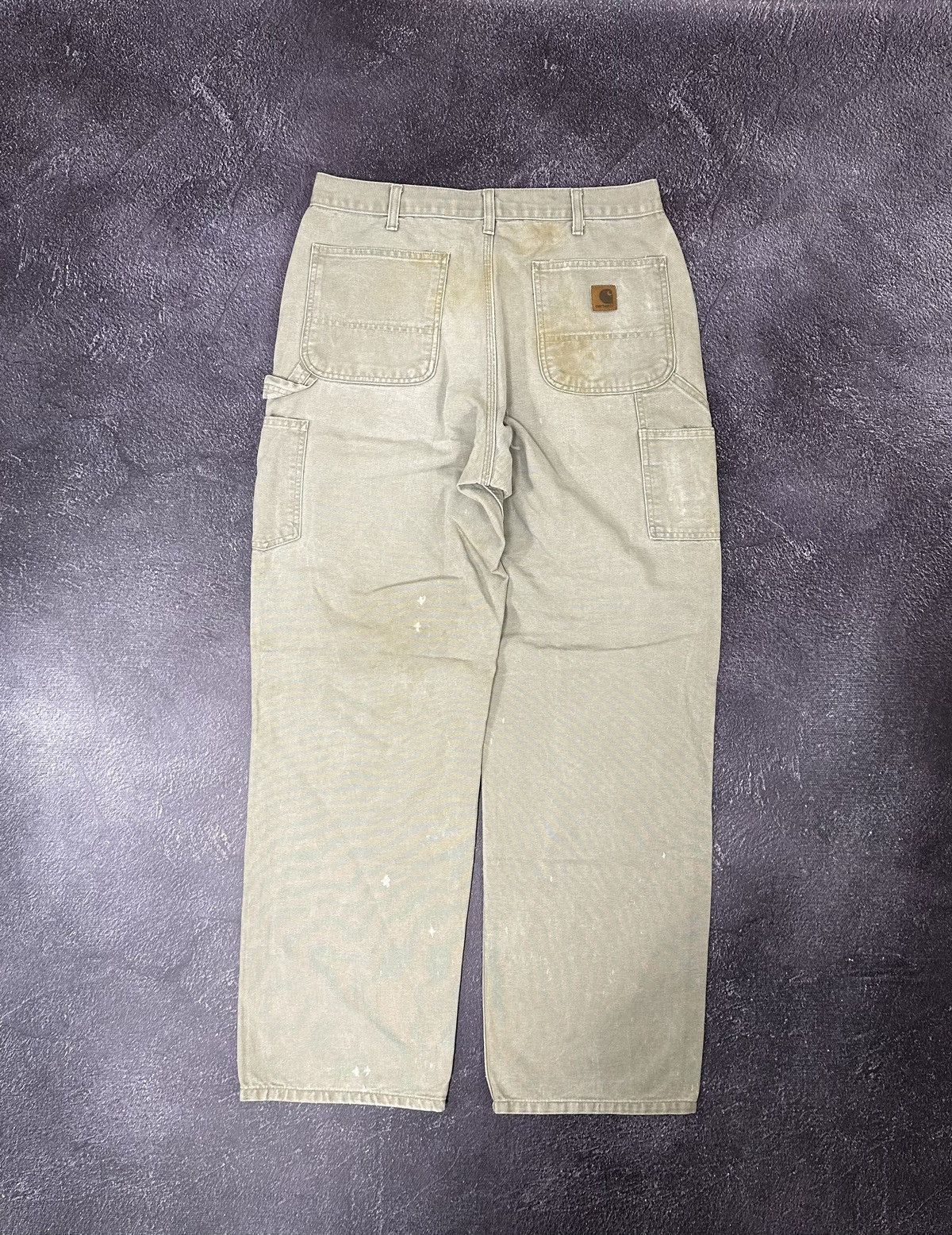 Vintage Vintage 90s Carhartt Baggy Work Cargo Faded Pants Jeans Y2K | Grailed