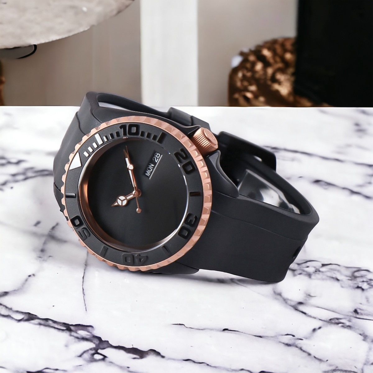 Seiko Seiko Mod Yachtmaster Rosegold SKX Stealth Automatic Watch | Grailed