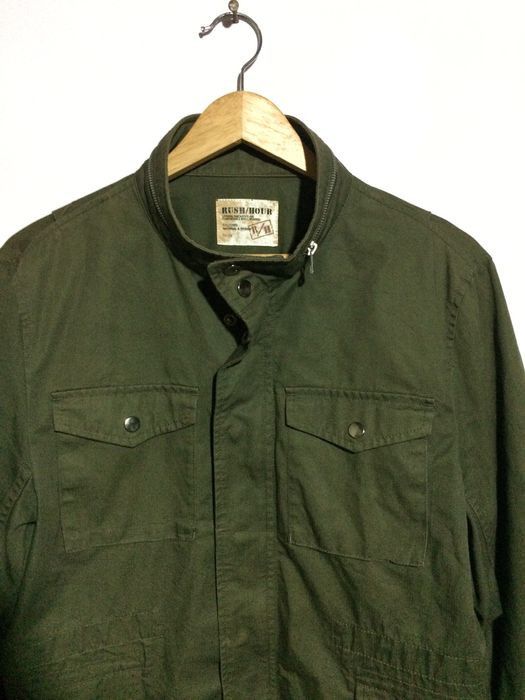 Japanese Brand Japanese Brand RUSH/HOUR Military Style Design jacket ...