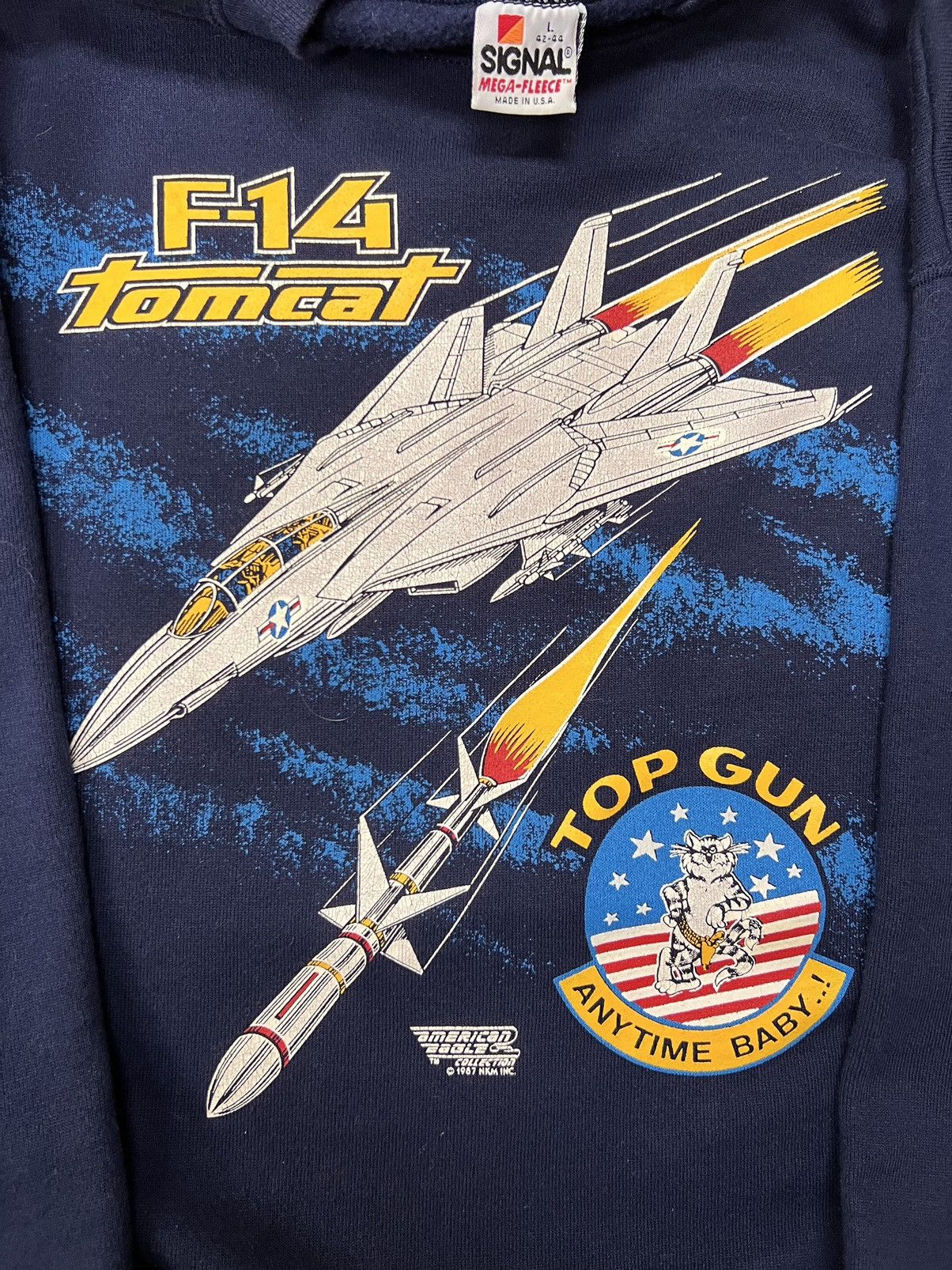 Vintage F-14 Tomcat Military Graphic Crewneck | Grailed