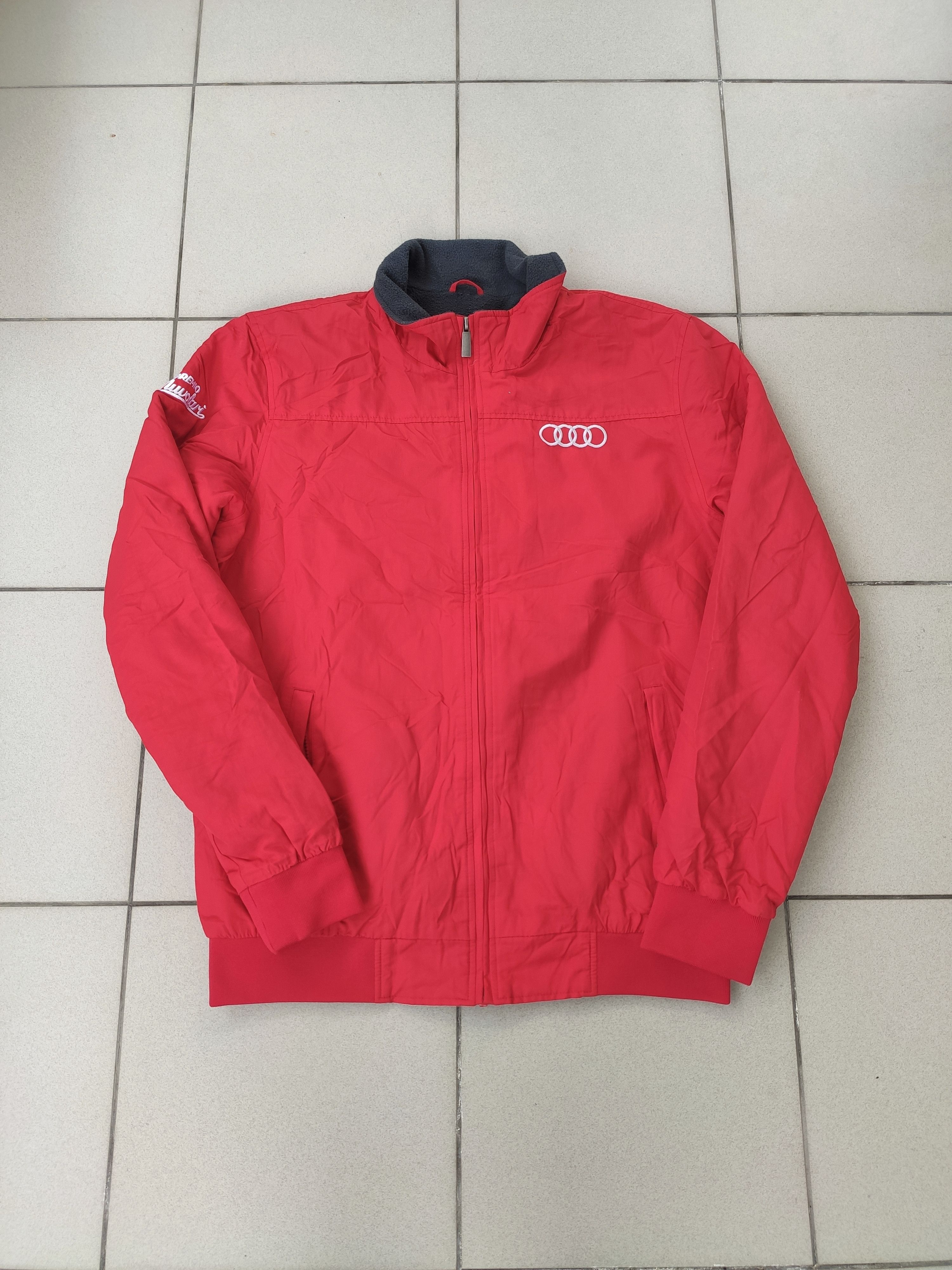 Vintage Rare vintage Audi Jacket red racing bomber windbreaker | Grailed
