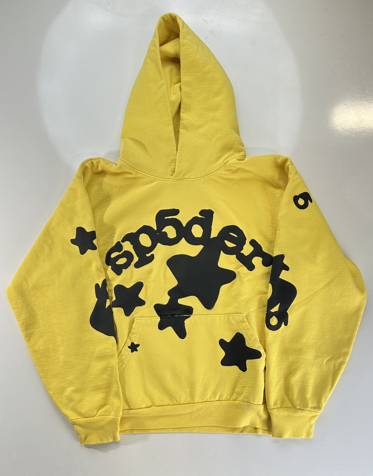 Spider Worldwide Gold beluga sp5der hoodie | Grailed