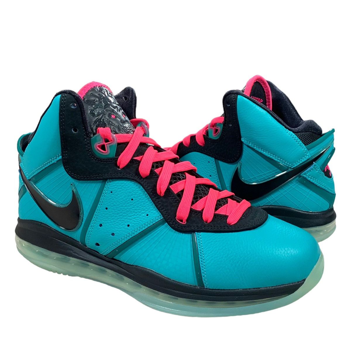 Nike Nike Lebron VIII 8 QS South Beach Retro Black Pink Sneakers | Grailed