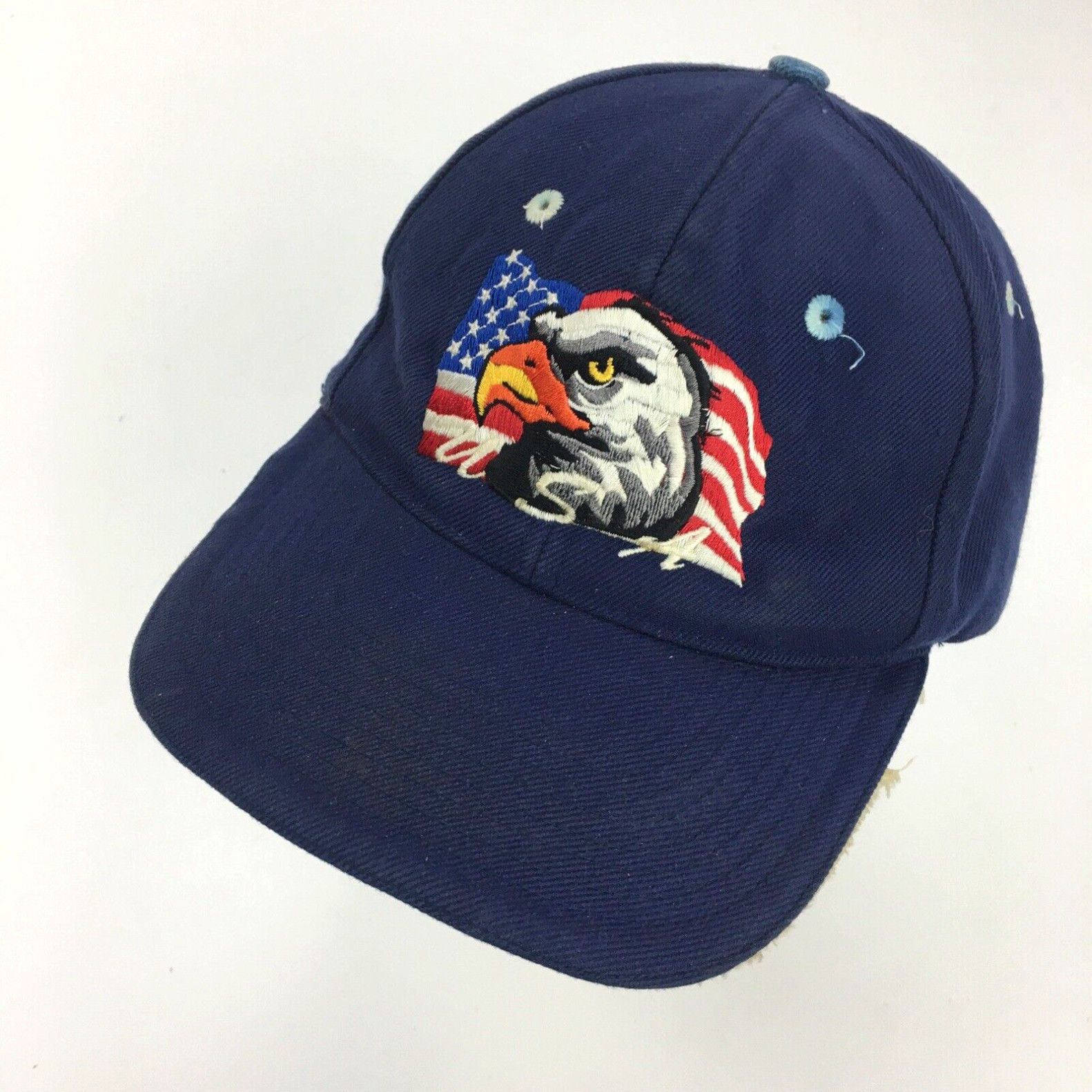 Vintage USA American Flag Eagle Ball Cap Hat Adjustable Baseball | Grailed