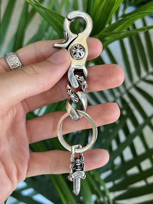 Chrome Hearts FANCY LOBSTER CLAW DAGGER PENDENT KEYCHAIN | Grailed