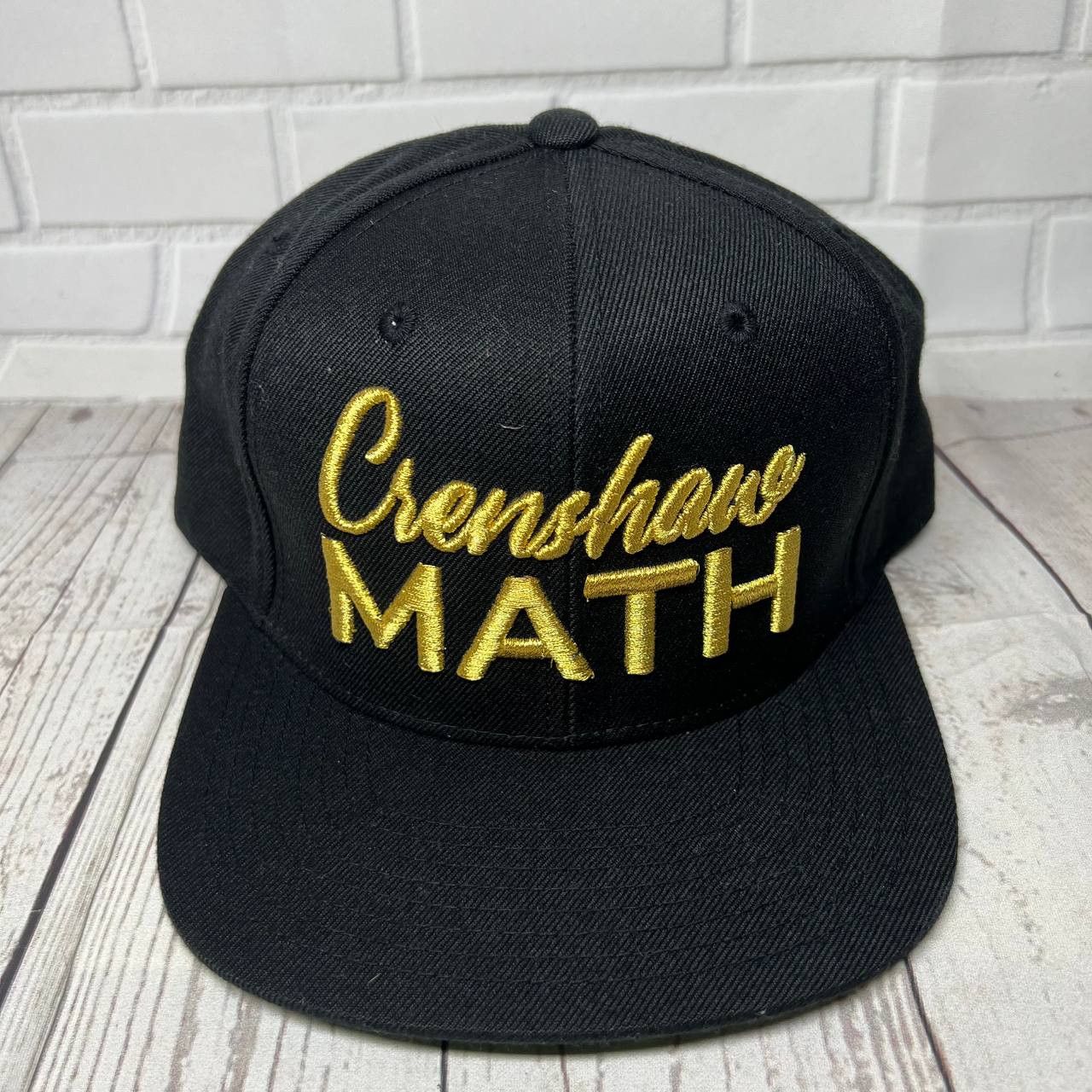 Yupong Crenshaw Math Los Angeles Yupoong Hat Snapback Cap Black Men ...