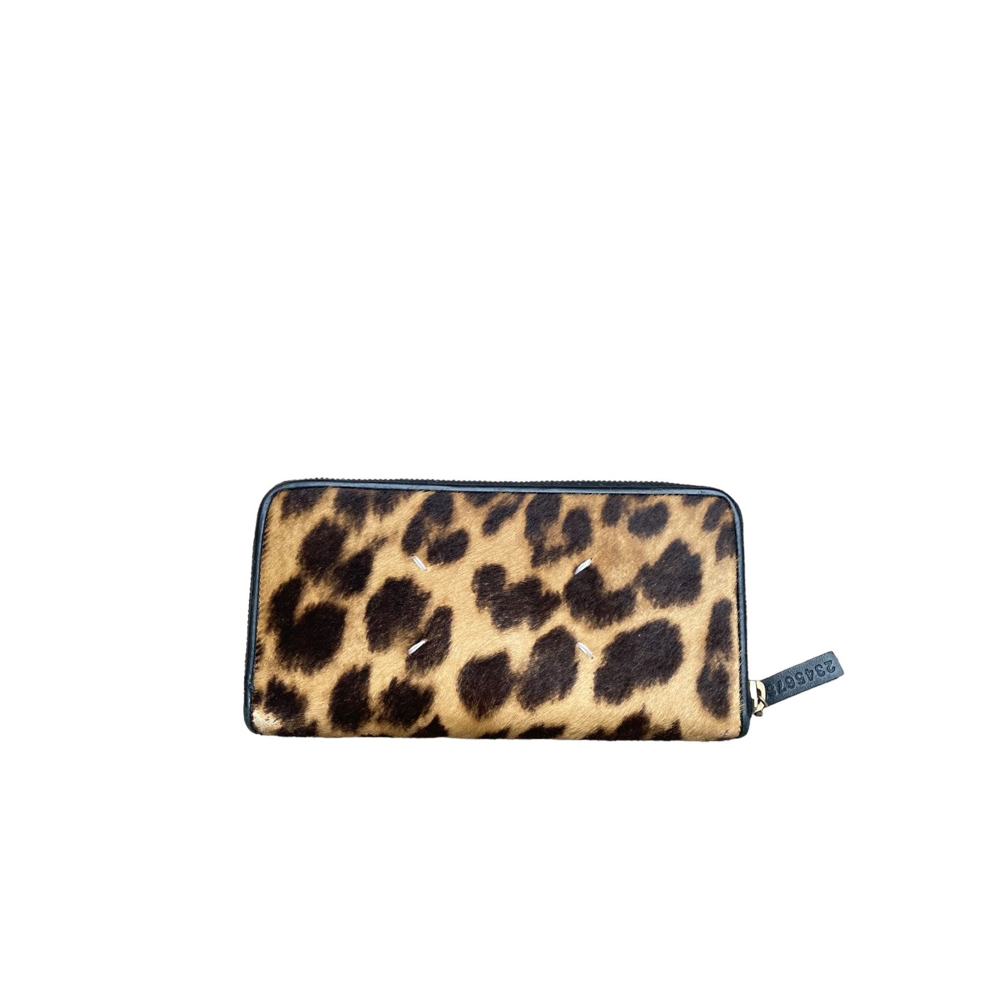 Maison Margiela Leopard Print Fur Wallet | Grailed