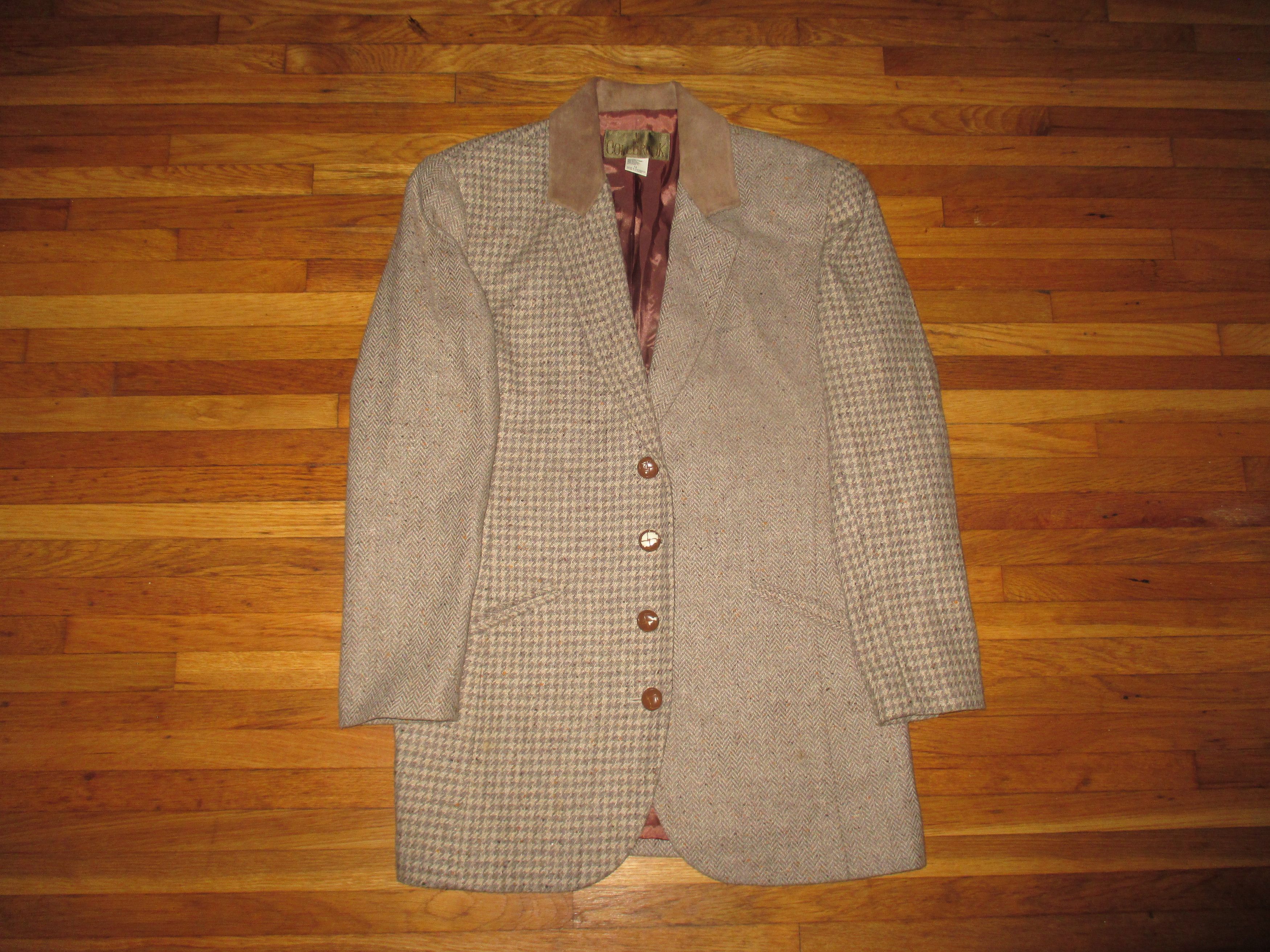 Vintage Rare Vintage 1990s JL Colebrook Patchwork Wool Coat | Grailed