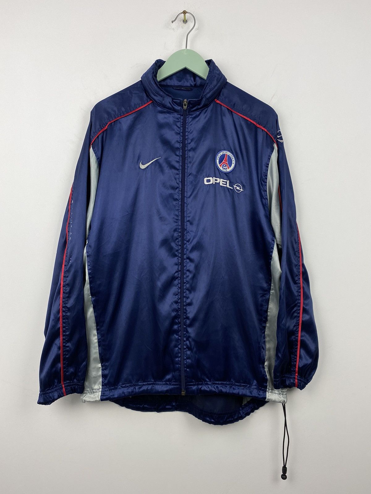 Nike × Vintage Vintage 90s PSG Nike Football Soccer Track Jacket ...