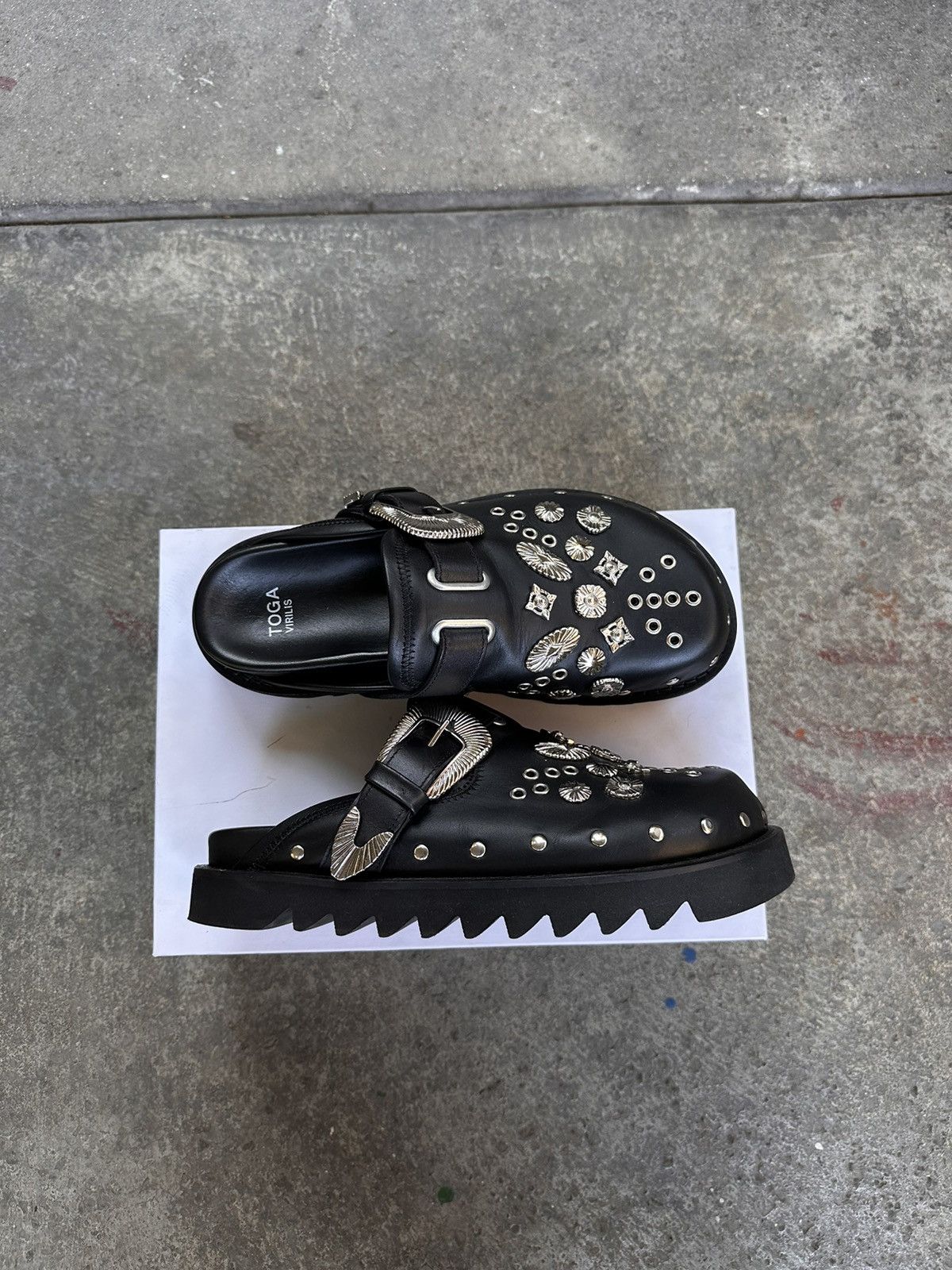 Toga × Toga Pulla Toga Virilis Studded Clog | Grailed