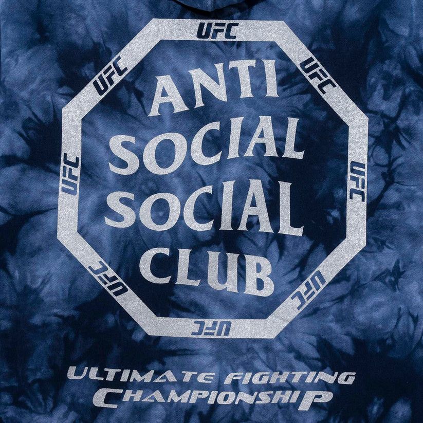 Anti Social Social Club ASSC x UFC Ultimatum Hoodie (Blue Tie dye ...