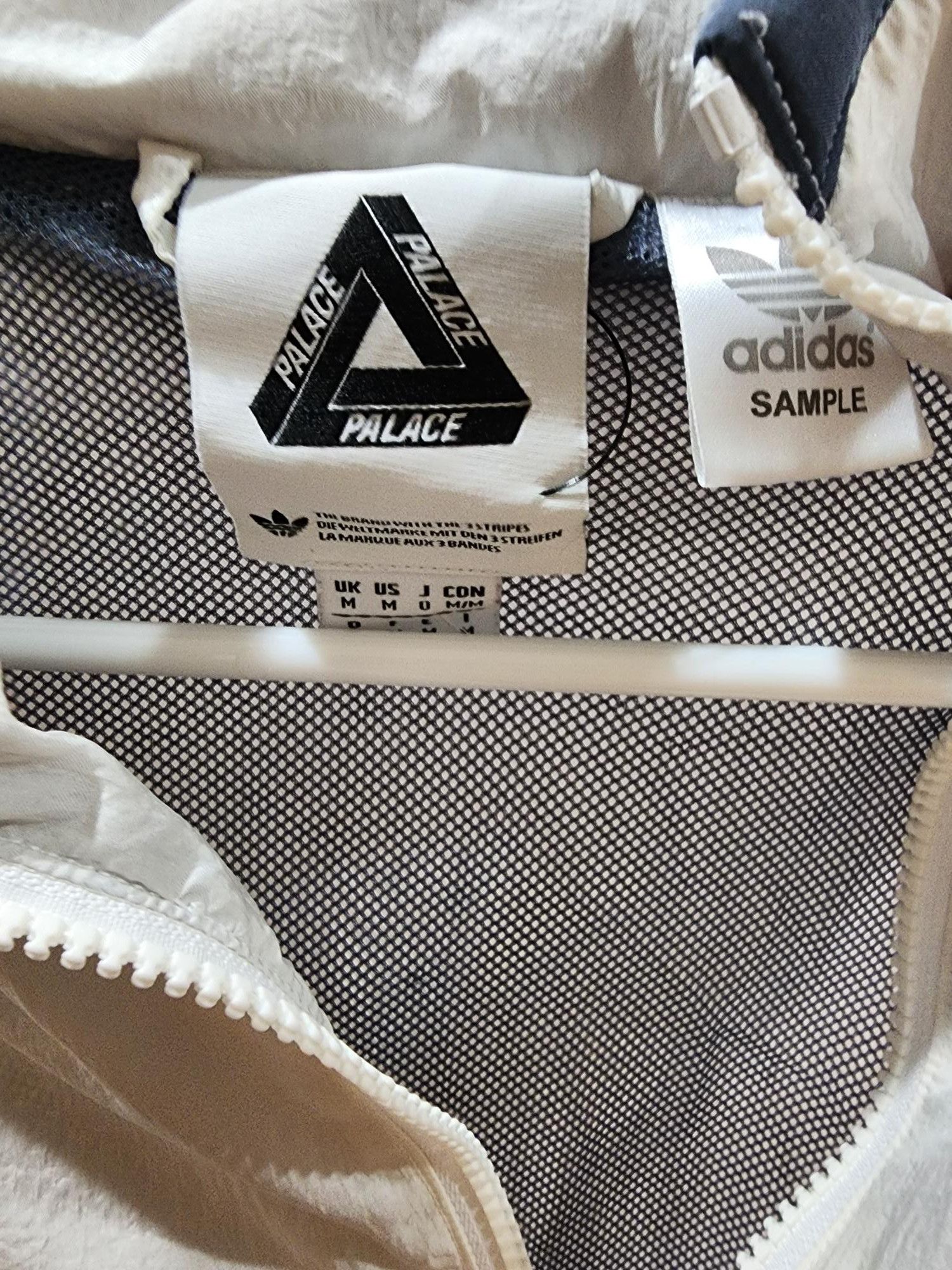 Adidas × Palace Palace Adidas Track Jacket Onix (sample) | Grailed