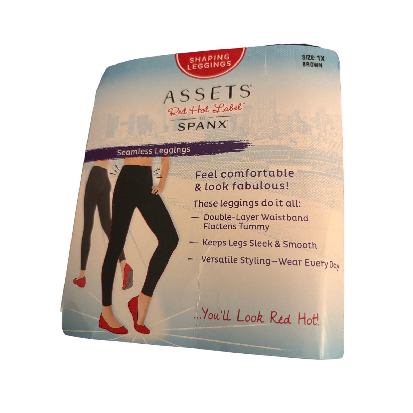 Spanx Assets by Spanx( Red Hot Label) Shaping Leggings Brown | Grailed