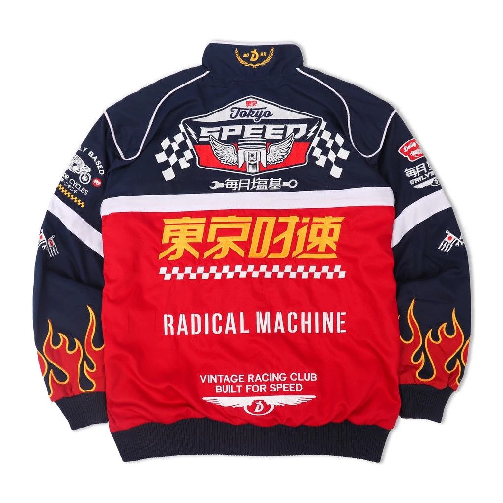 Racing BOMBER JACKET RACING TOKYO SPEED FULL EMBROIDERY | Grailed