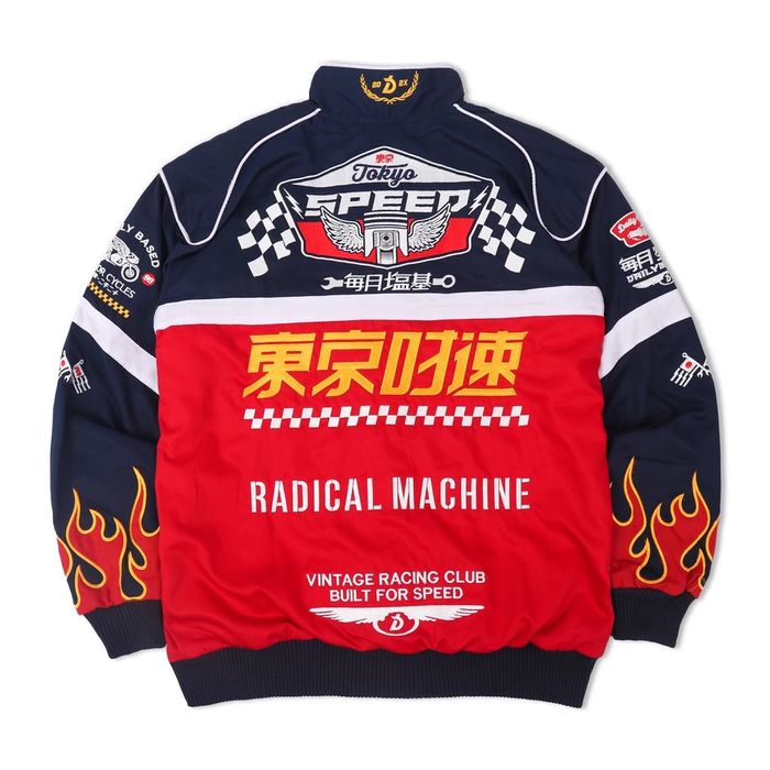Racing BOMBER JACKET RACING TOKYO SPEED FULL EMBROIDERY | Grailed