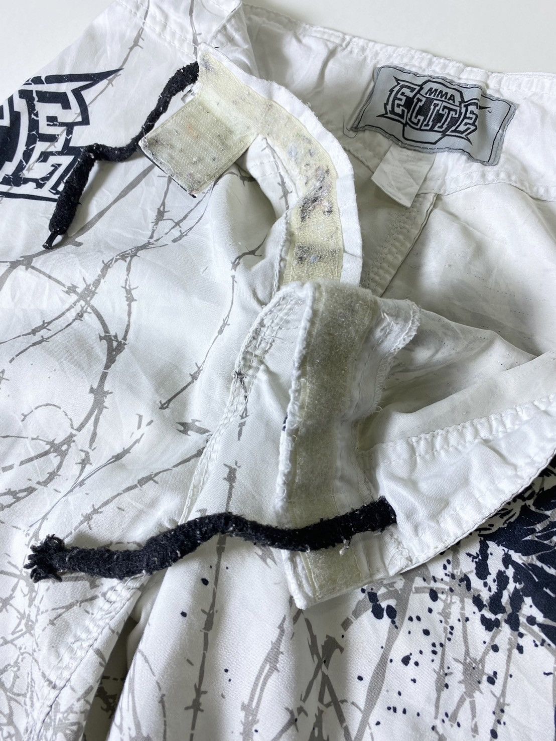 Ed Hardy Crazy Y2K MMA Elite Skull Graphic Shorts | Grailed