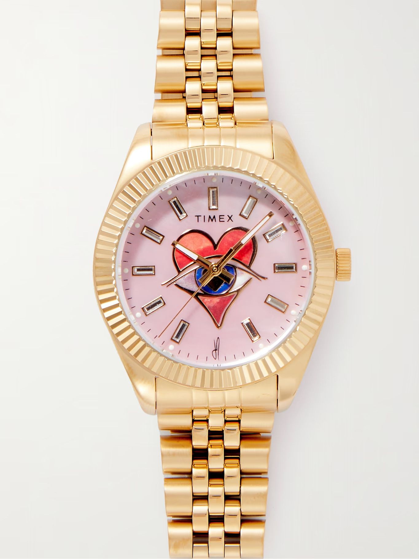 Timex TIMEX x Jacquie Aiche Legacy Lapis Tribe Eye 36mm GOLD heart ...