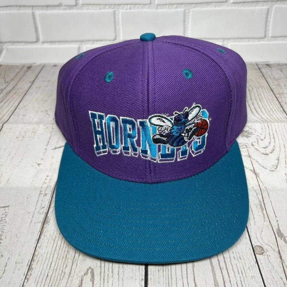 Adidas Vintage Charlotte Hornets NBA Retro Adidas Hat Snapback New | Grailed