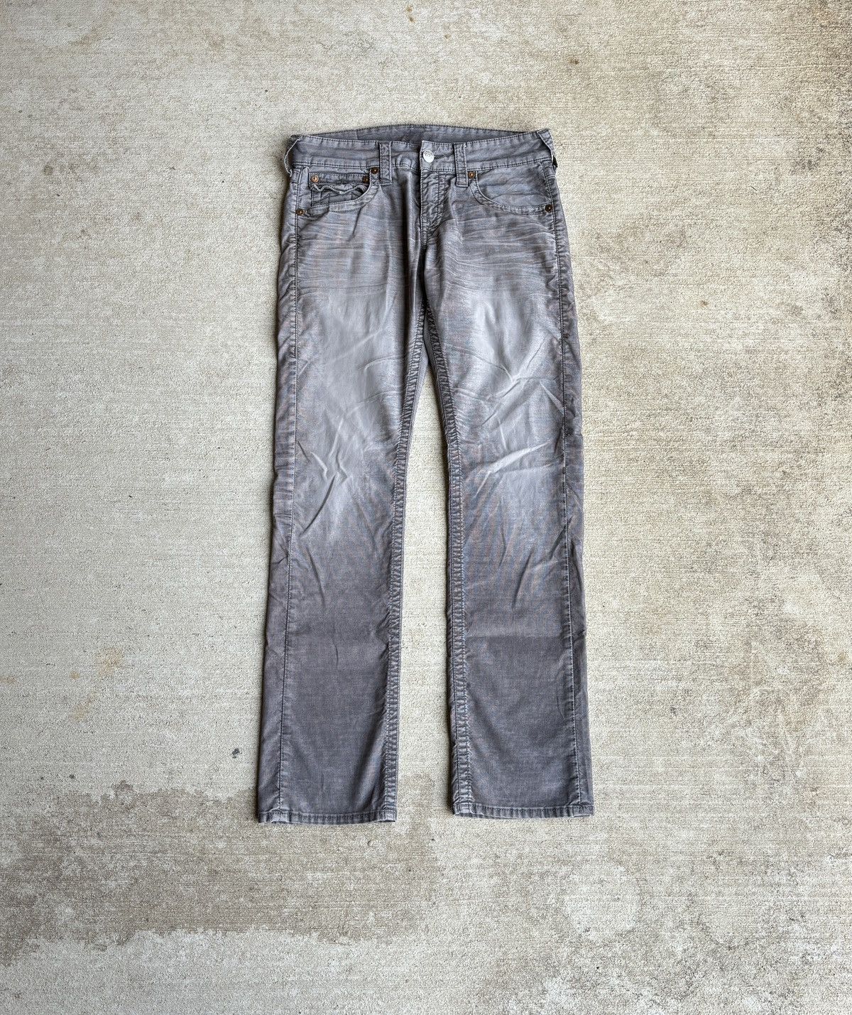 True Religion Crazy Y2K True Religion Ricky Grey Denim 34 | Grailed