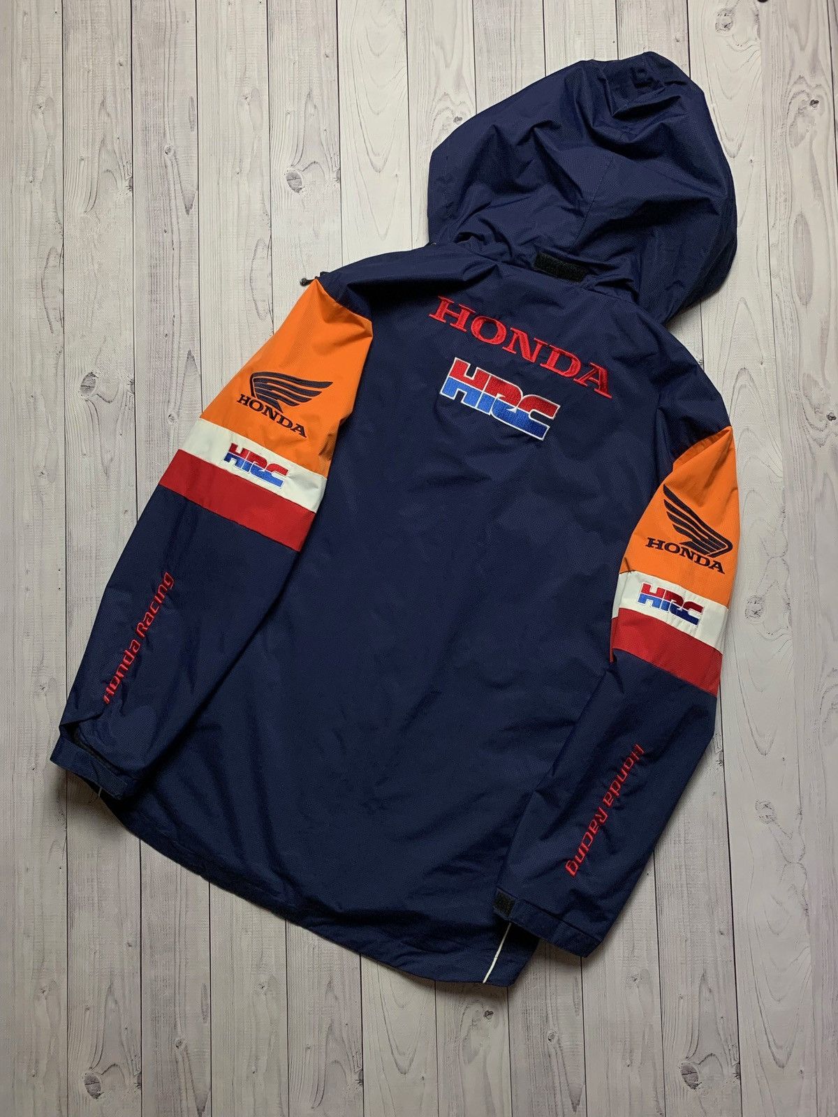 Vintage Honda jacket race multilogo | Grailed