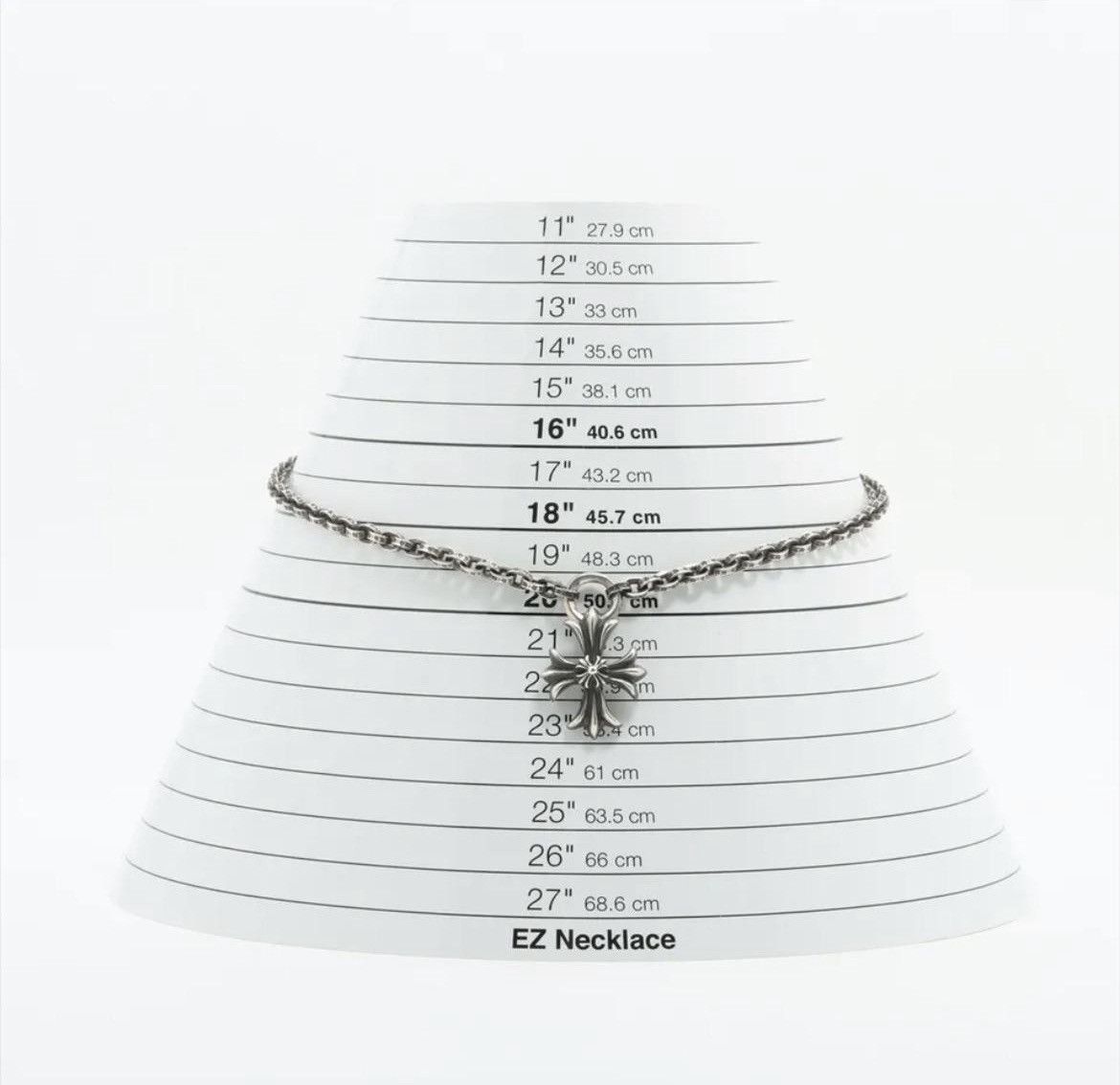 Chrome Hearts Chrome Hearts CH Plus Necklace 18.8 inch | Grailed