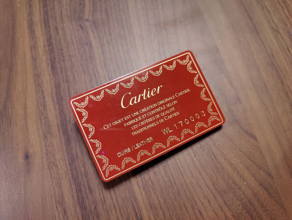 Cartier Happy Birthday 3CC Leather Cardholder - Made in France | Grailed