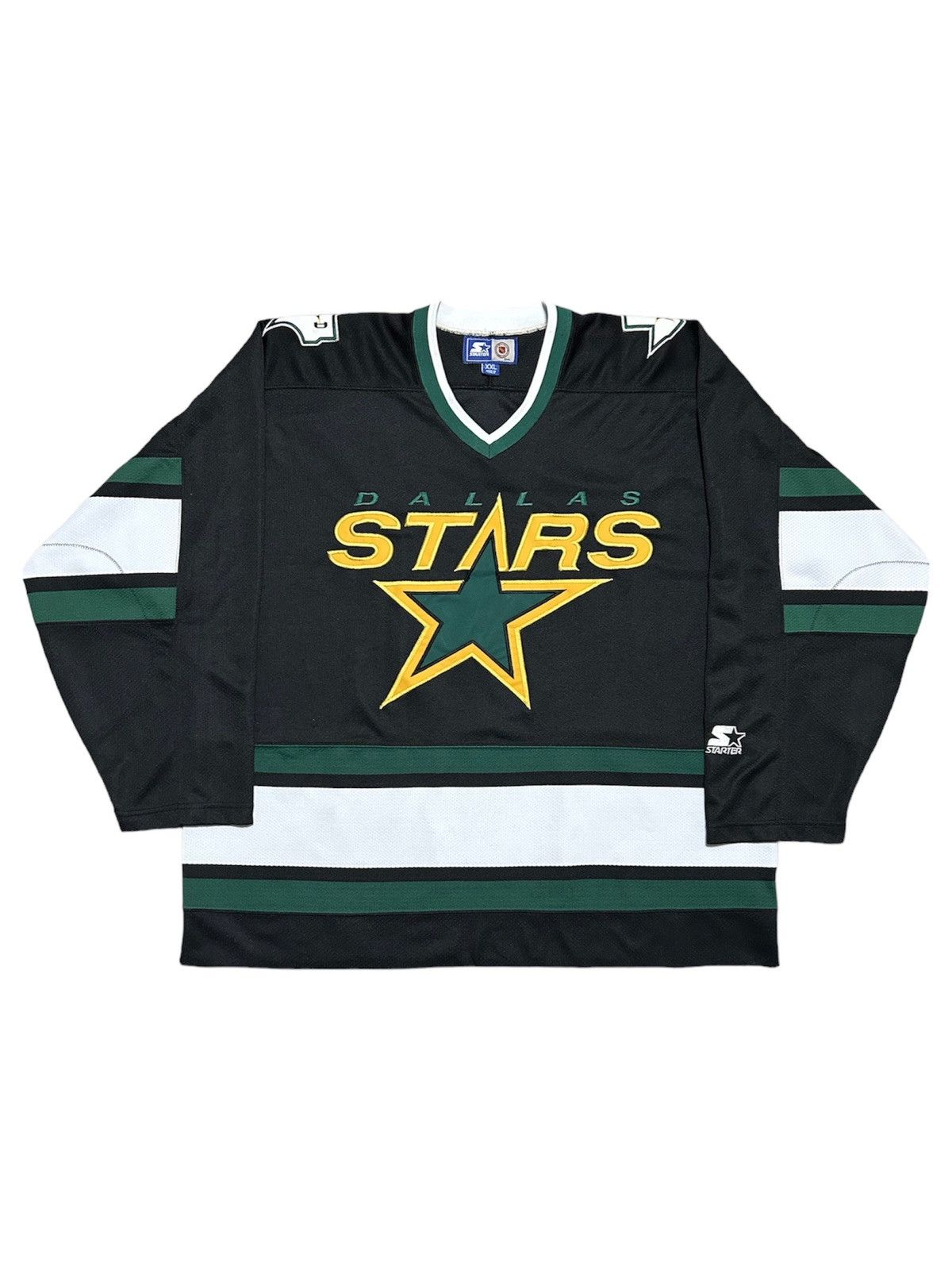 NHL × Starter × Vintage 90s Starter Dallas Stars NHL Hockey Jersey ...