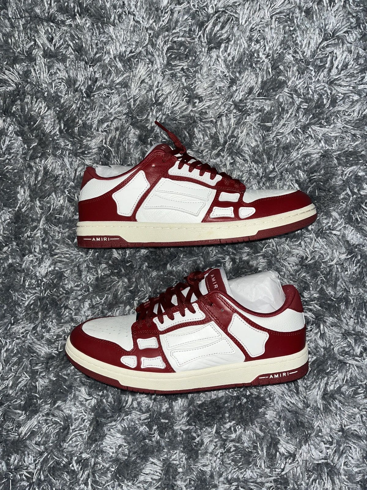 Amiri Amiri Maroon Skeleton | Grailed