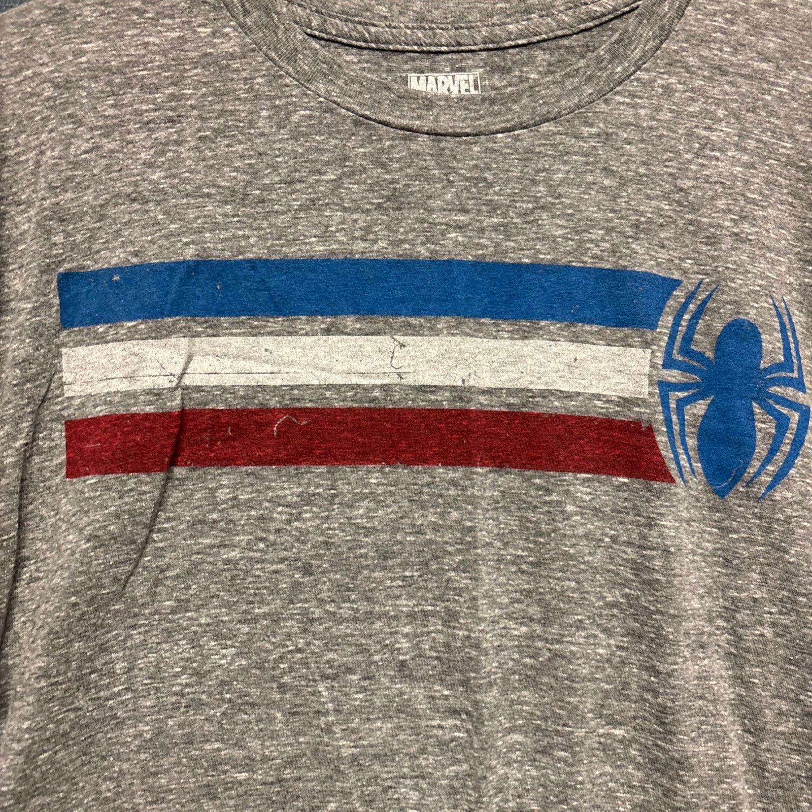 Marvel Comics 3 Stripes Spiderman Shirt Marvel USA America Pride Hero ...