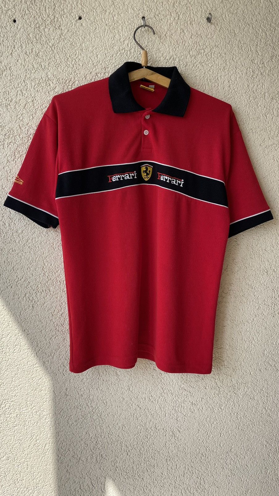 Ferrari × Racing × Vintage Vintage Ferrari 1996 Polo Shirt Schumacher ...