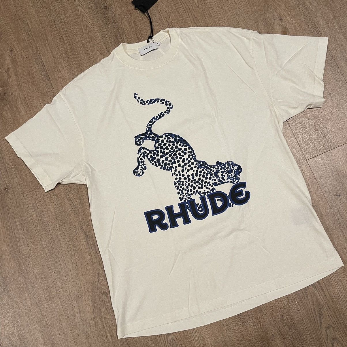 Rhude Rhude Leopard Logo Tee | Grailed