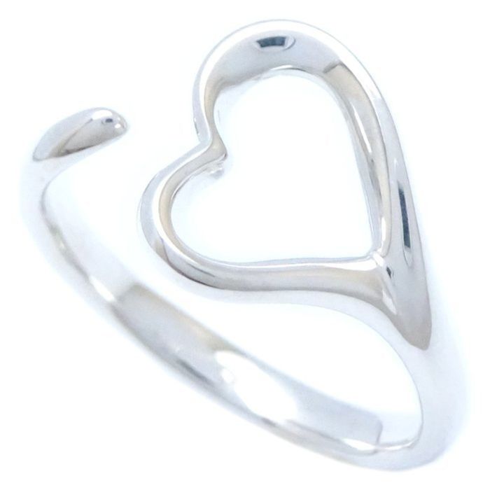 Tiffany & Co. TIFFANY&Co. Tiffany Open Heart Ring Silver 925 290992 ...