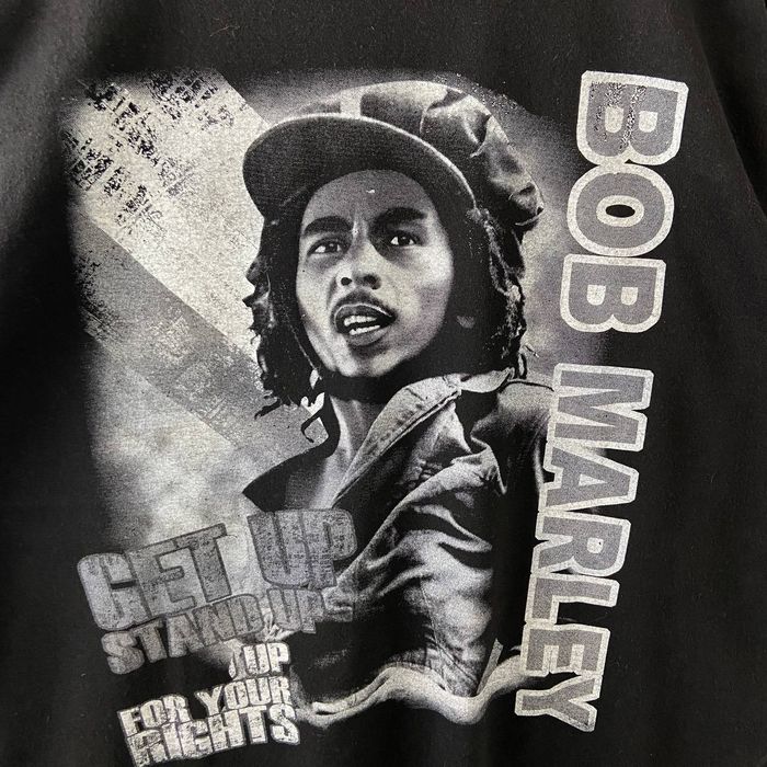Vintage Bob Marley Vintage Face Logo Crewneck T-Shirt | Grailed