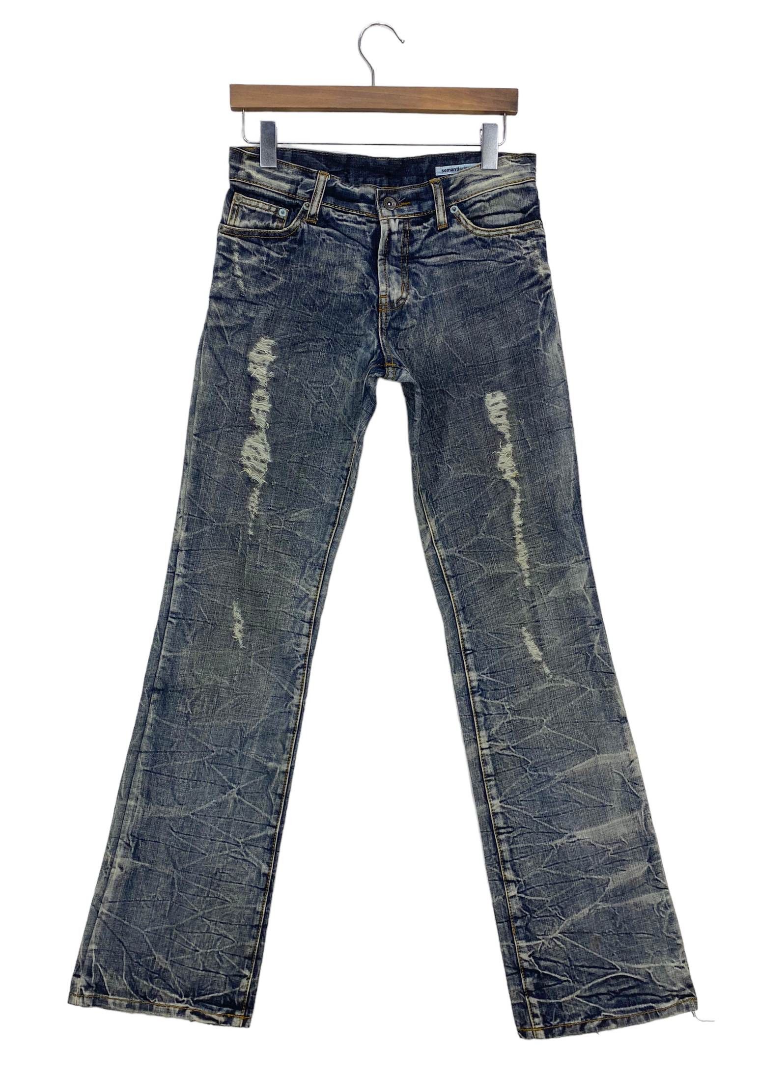Japanese Brand Semantic Design Jeans Flare Jeans | Grailed