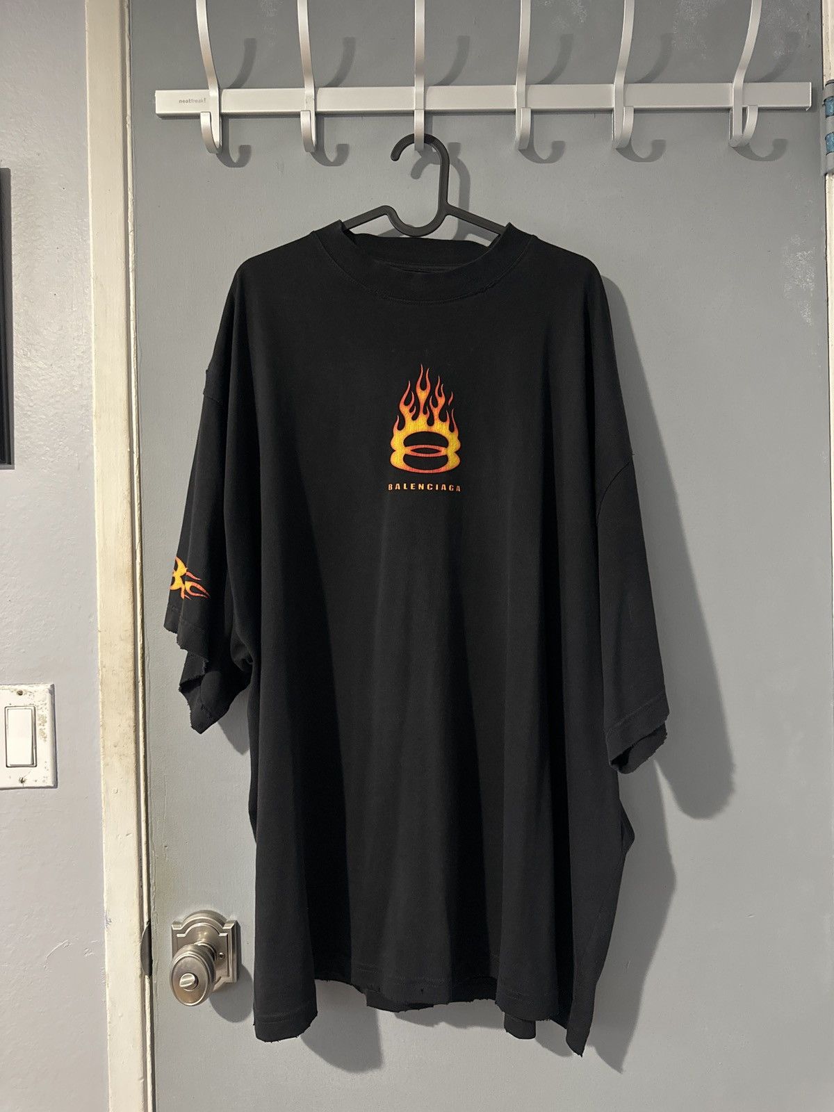 Balenciaga Balenciaga Burning Unity Tee | Grailed