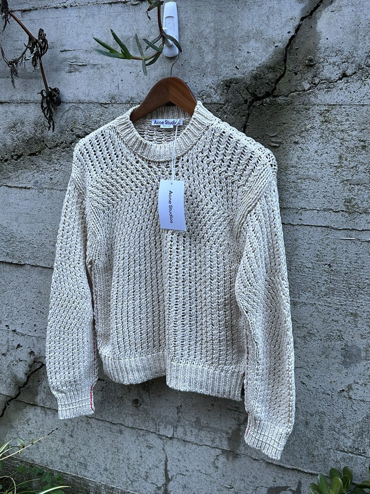 Acne Studios RARE GRAIL Acne Studios Italian stitched intricate knit ...
