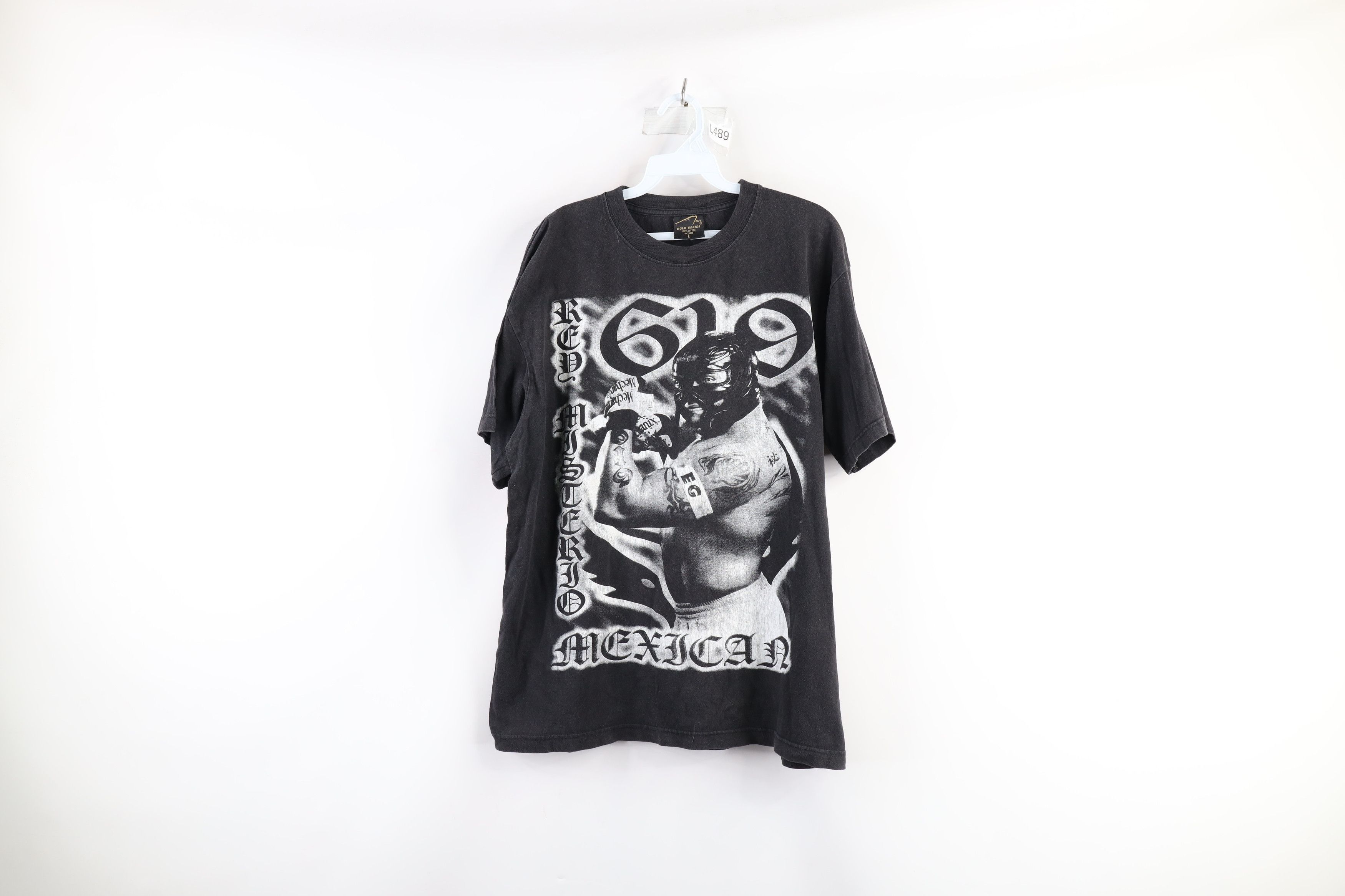 Vintage Vintage 90s Mysterio 619 Mexican Wrestling T-Shirt Black | Grailed