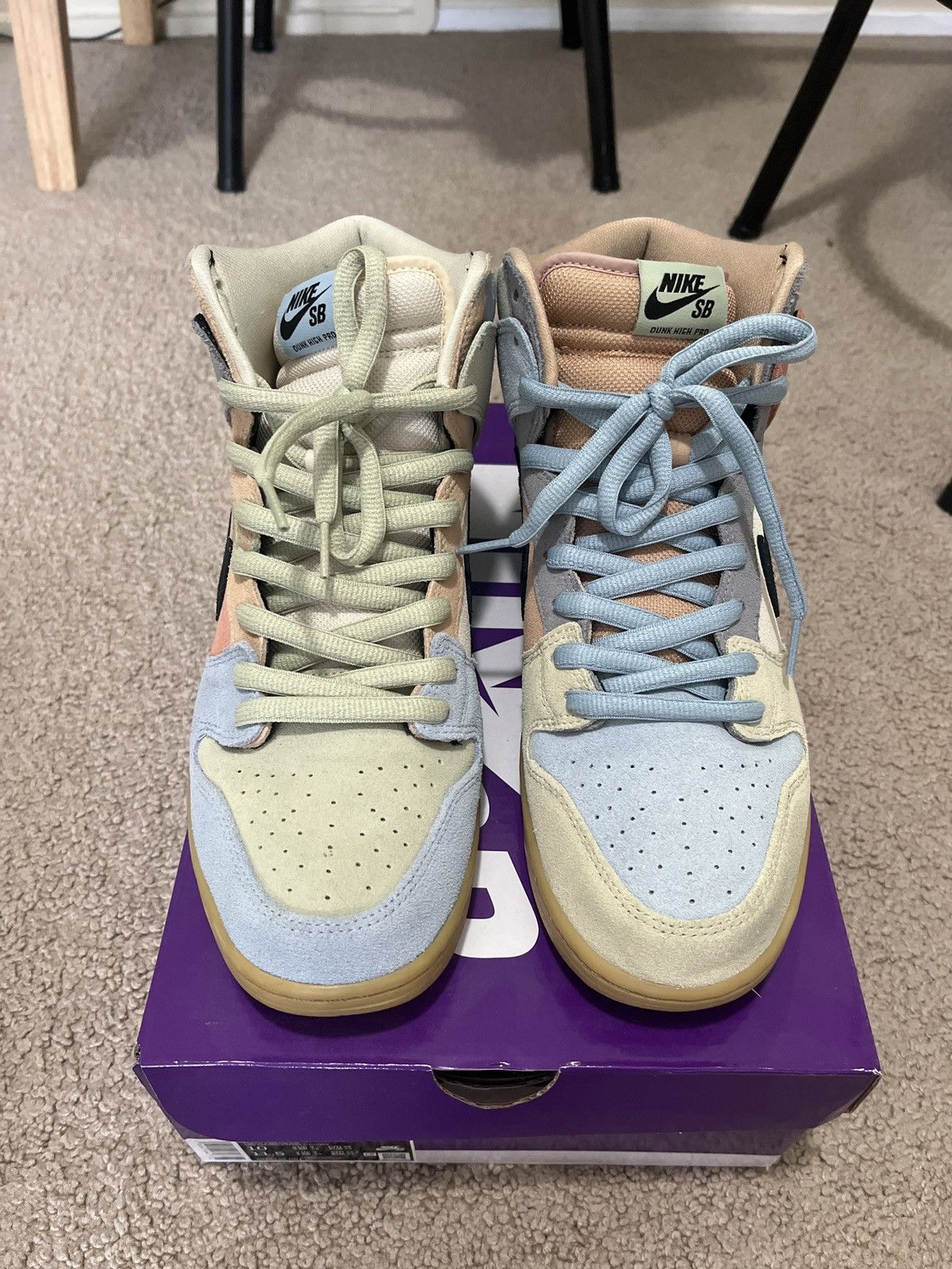 Nike SB Dunk High Pro Spectrum Easter | Grailed