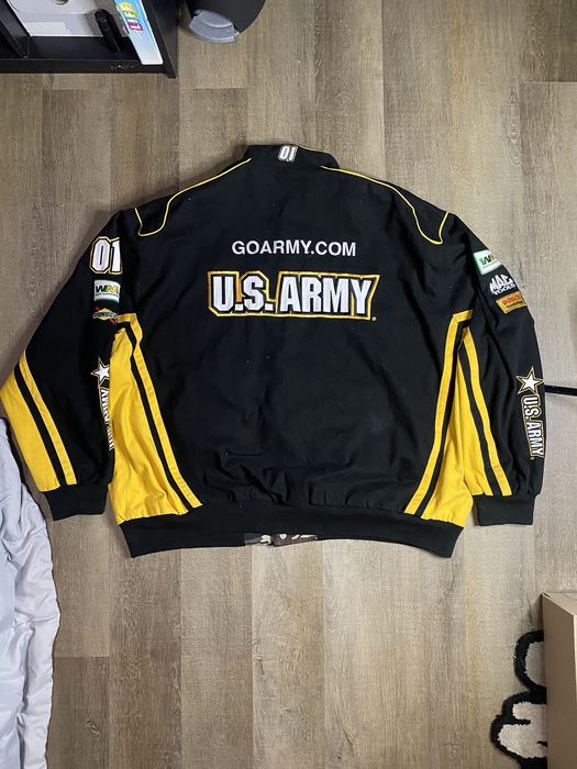 Vintage XXXL- US Army JH Design Nascar Jacket Reversible | Grailed