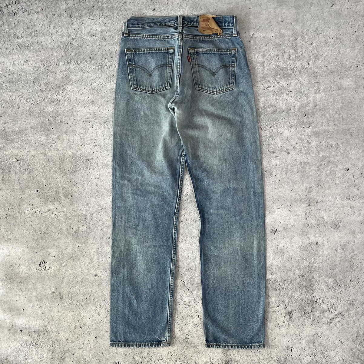 Vintage Levis 501 30x32 paint splatter washed 90s | Grailed