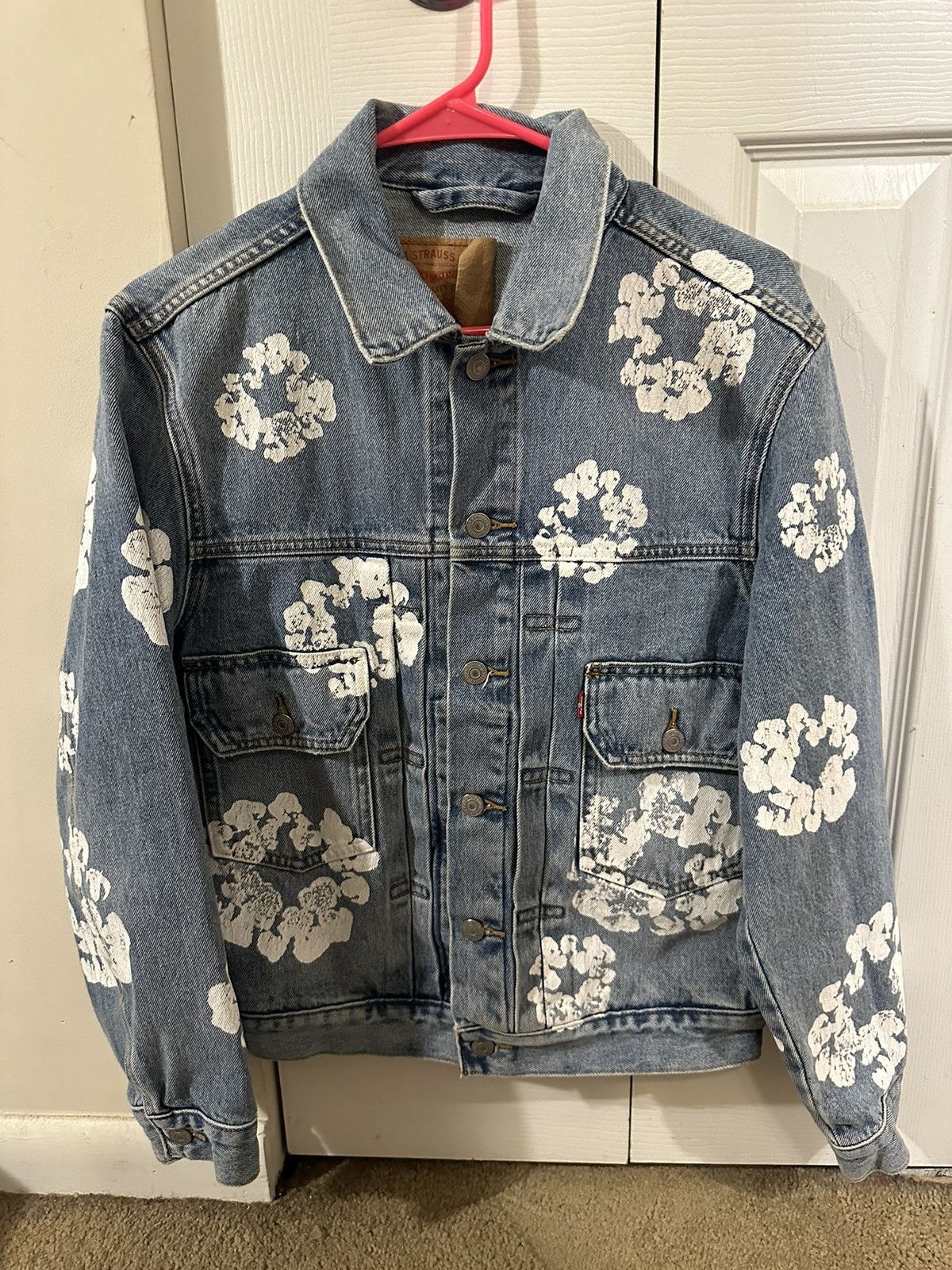Levi's Lightly Washed Denim Tears Jean Jacket | Grailed