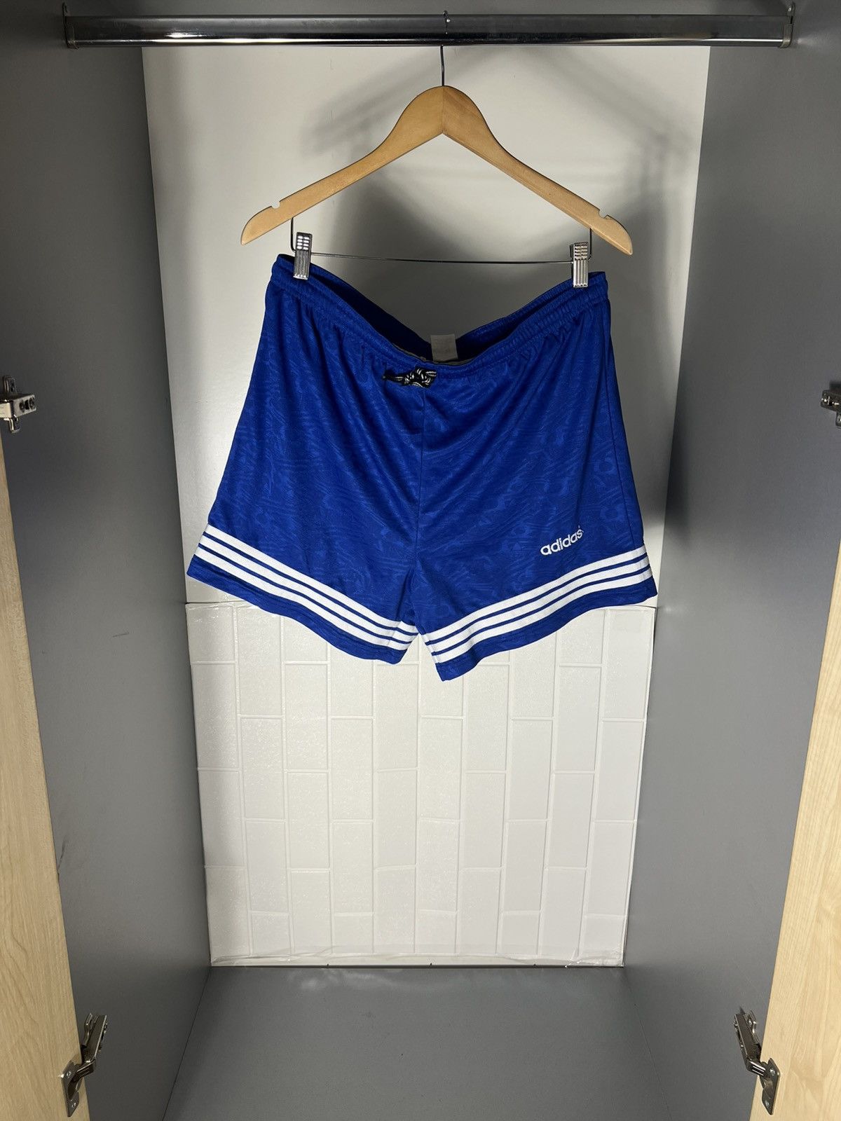 Adidas × Vintage VERY RARE ADIDAS ORIGINAL RETRO SOCCER SHORTS ...