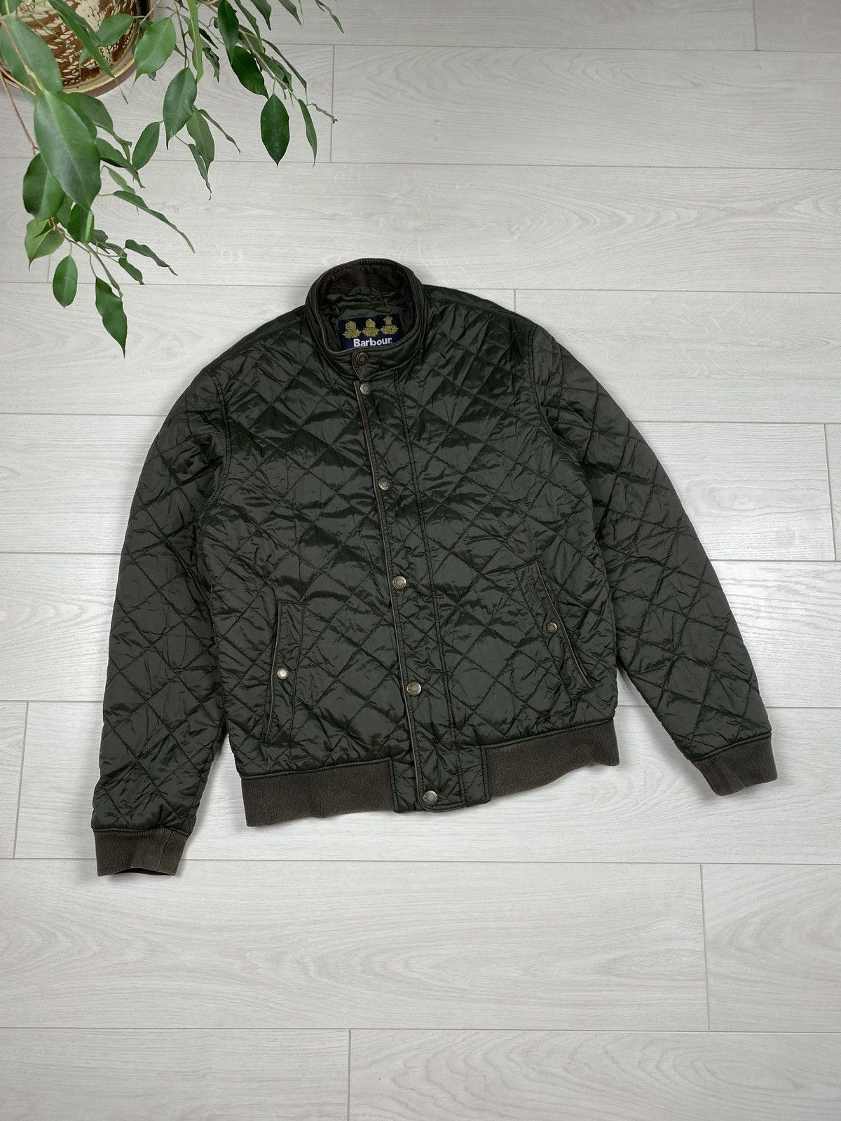 Barbour Vintage Barbour Edderton Bomber Quilted Jacket | Grailed