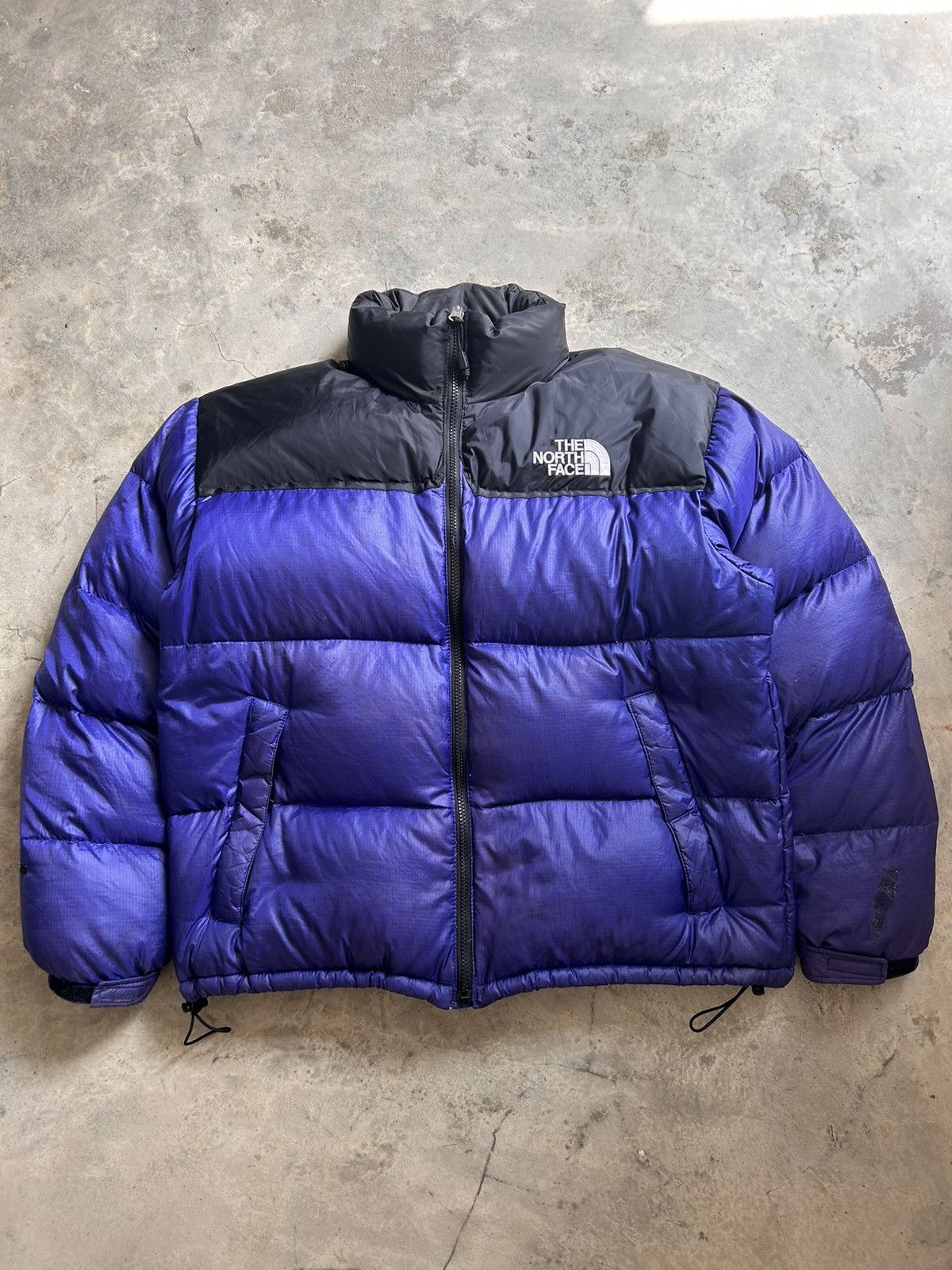 The North Face Tnf Puffer 700 Blue Black | Grailed