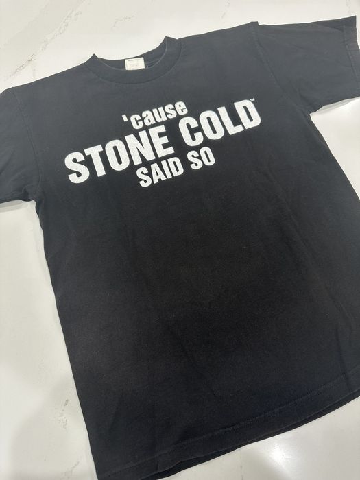 Vintage 90s WWF Stone Cold Steve Austin Middle Finger T-Shirt | Grailed